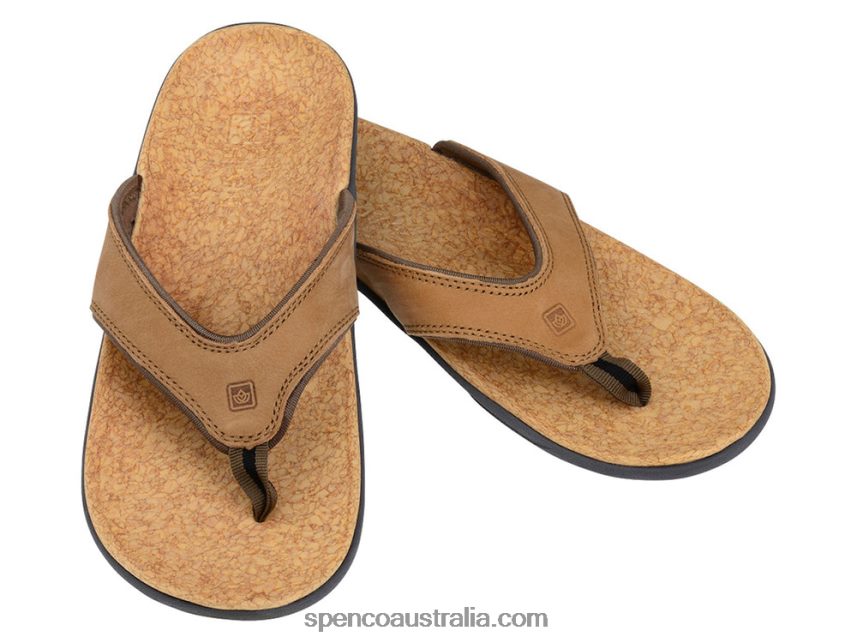 Spenco FootwearMen's Yumi Leather B40DN832 Black [B40DN832] : Spenco ...