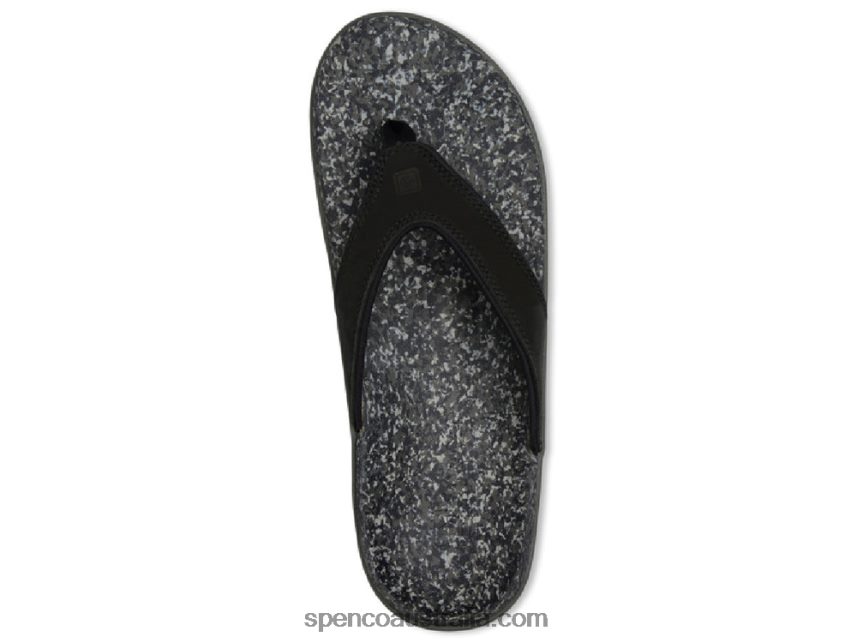 Spenco FootwearMen's Yumi Leather B40DN832 Black [B40DN832] : Spenco ...