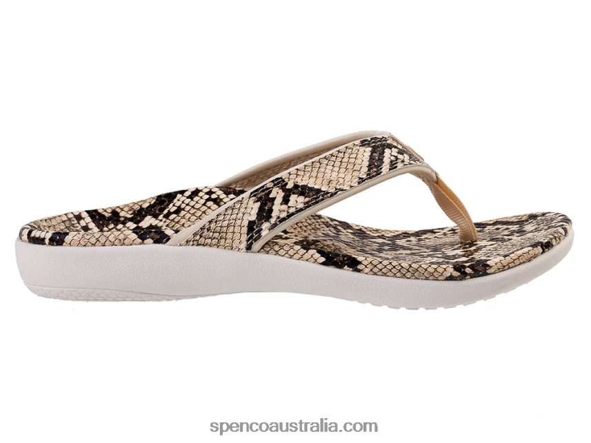 Spenco Footwear Women Yumi Nuevo Snake B40DN32 Cream [B40DN32] : Spenco ...